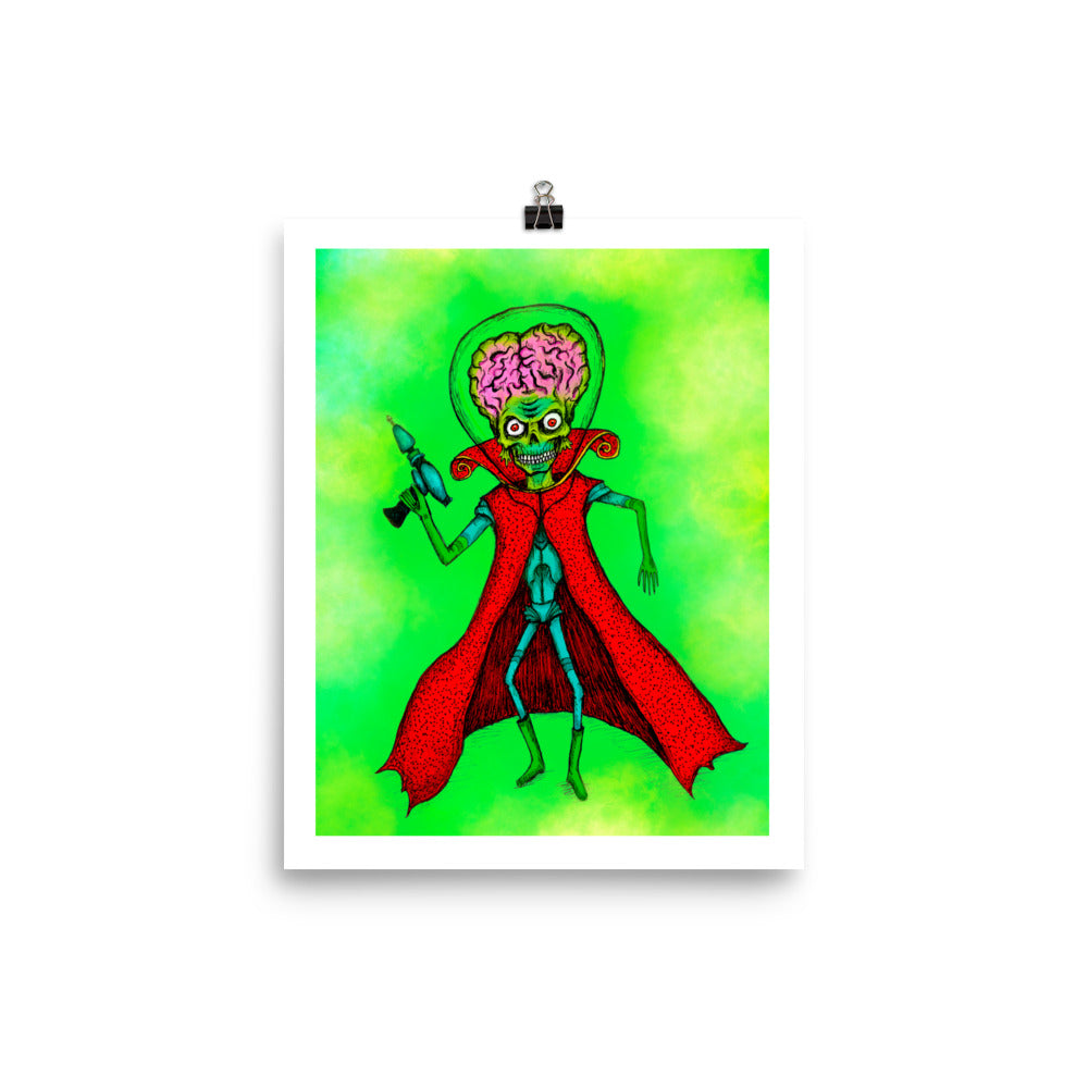 Mars Alien Print – CoffinDreams